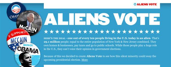 Aliens Vote - yewknee.com