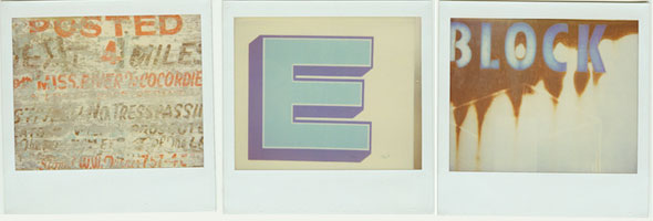 Vernacular Typography Polaroids - yewknee.com